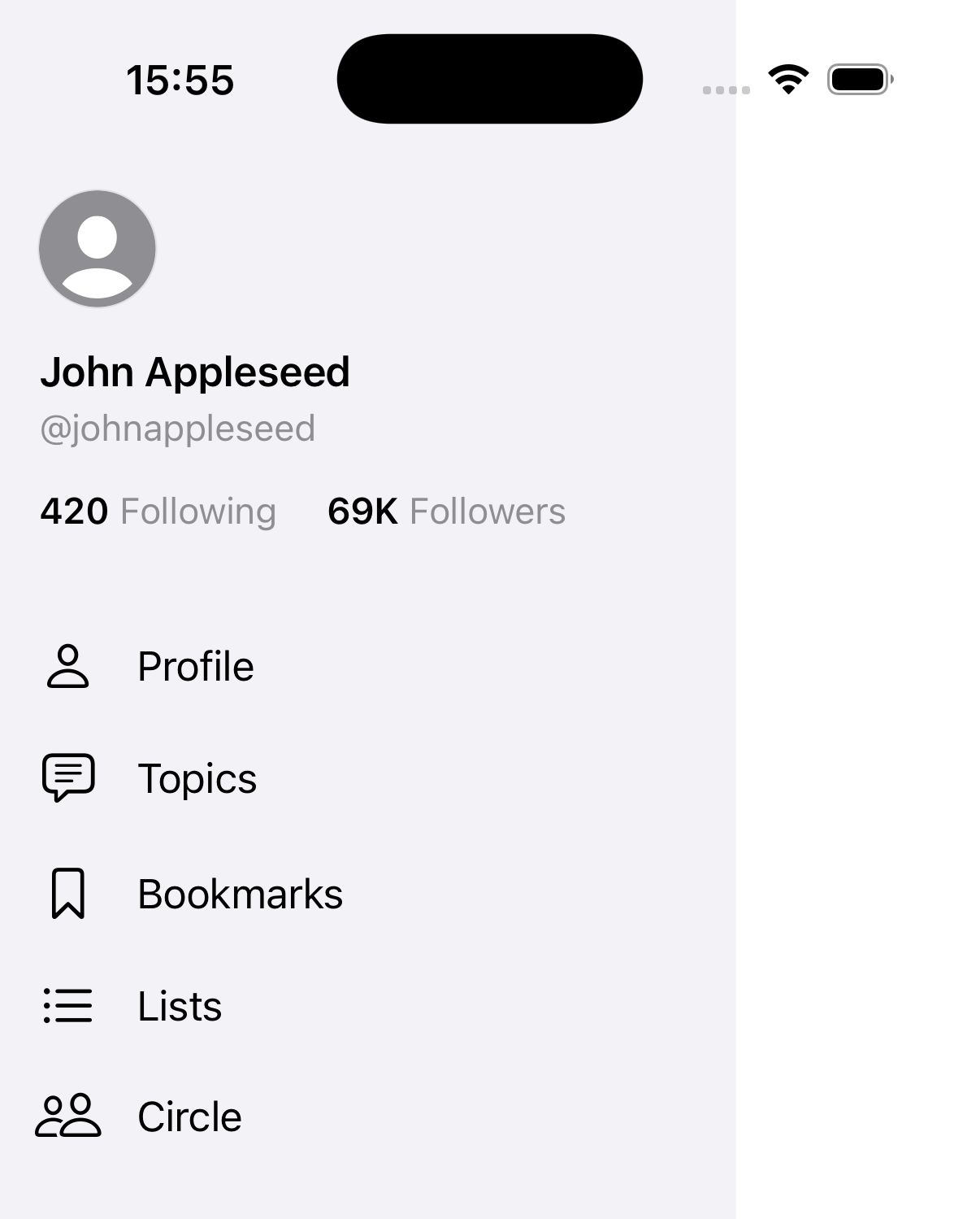 Custom tab bar and side bar (Twitter iOS app like) built in SwiftUI ...